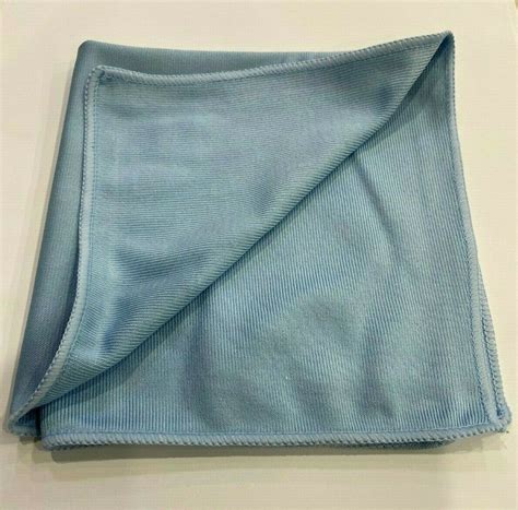 Microfibre Blue Glass 40x40 Glass Cleaning Detailing Cloth Dusting
