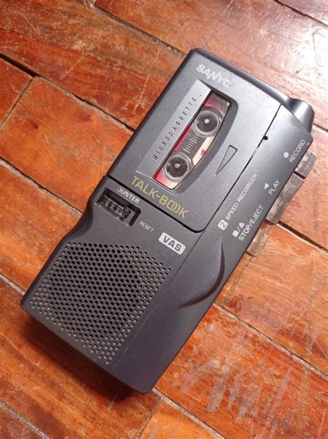 Micro Cassette Voice Recorder Sanyo Japan Audio Voice Recorders On