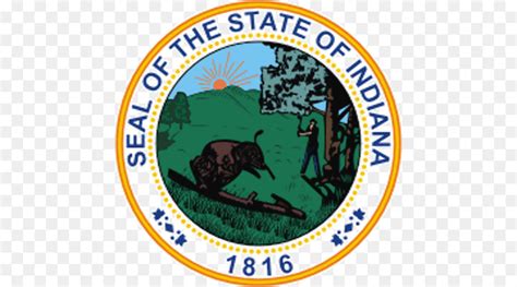 Indiana State Seal Vector At Collection Of Indiana