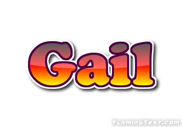 Gail Logo Herramienta De Diseño De Nombres Gratis De Flaming Text