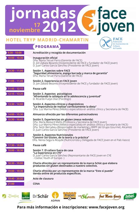 Los Fogones Del Celiaco Jornadas Face Joven