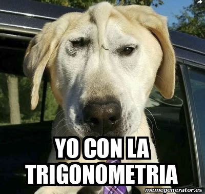 Meme Personalizado Yo Con La Trigonometria 33303833