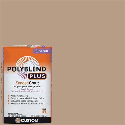 Custom Building Products Polyblend Plus 380 Haystack 25 Lb Sanded