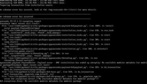 Issue 6101 Centos 8 No Available Modular Metadata For Modular