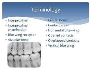 Chapter 19 Bitewing Technique Ppt