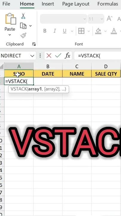 Save 5 Hours Daily On Excel Vstack Formula Excel Tips And Tricks