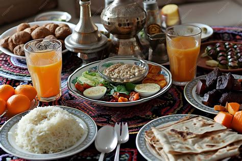Premium Photo Arabian Food Set Arabian Food Traditional Arab Dishes