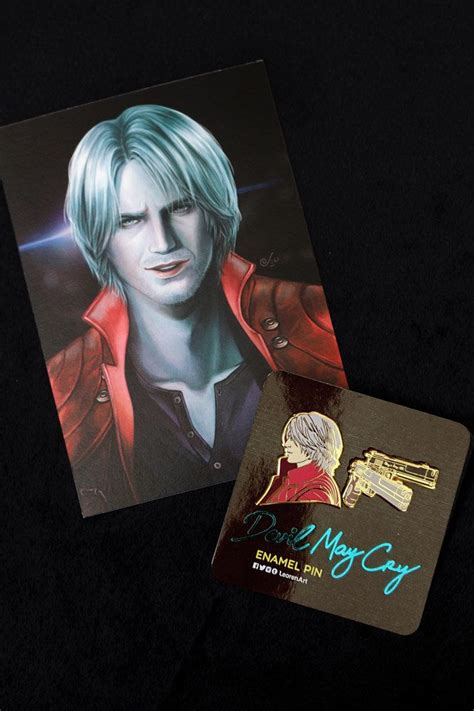 Devil May Cry Dante Feat Ebony And Ivory Hard Enamel Pin Etsy Hard