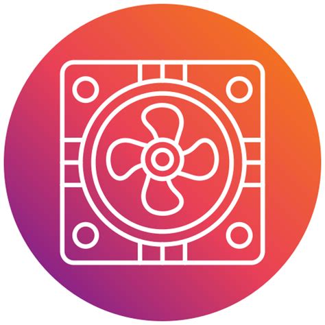 Cooling Free Technology Icons
