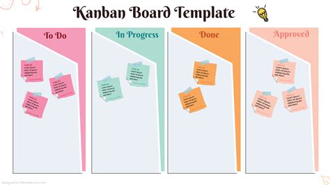 Approval Workflow Kanban Board Template Wordlayouts