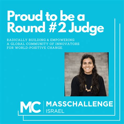 שמחה שוב השנה לשרת את קהילת החדשנות כשופטת ב Masschallenge Israel היה