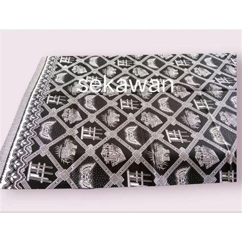 Jual Bahan Batik Baduy Motif Angklung Putih Leuit Angklung Kecil Angklung Leuit Kain