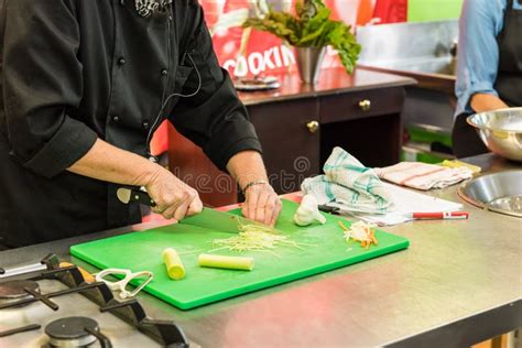 Culinary School Knife Skills Training Stock Image Image Of Vegetables Salad 58388521