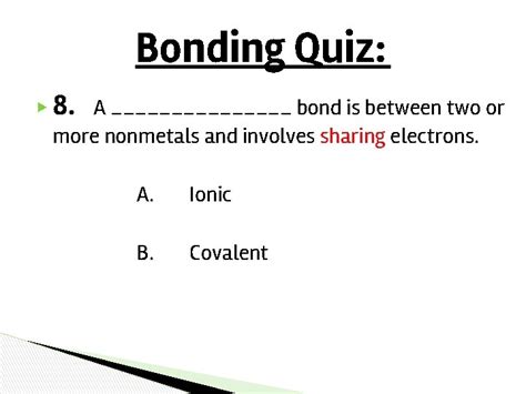 Part I Bonding Basics Bonding Is An Example