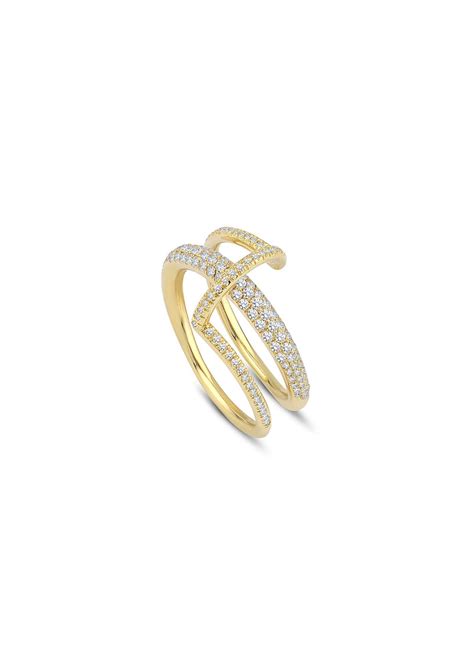 Volution Ring 18k Gold And Diamonds Kloto