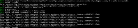 Tensorflow Federated Error When Running Gansexperimentsemnistrun