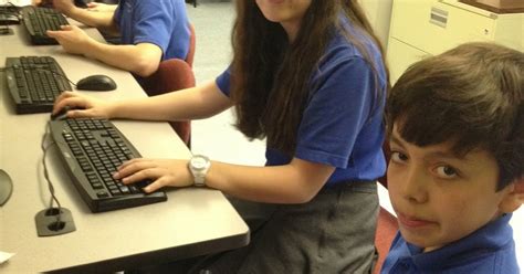Our Lady Of Peace School 8th Grade Computer Class
