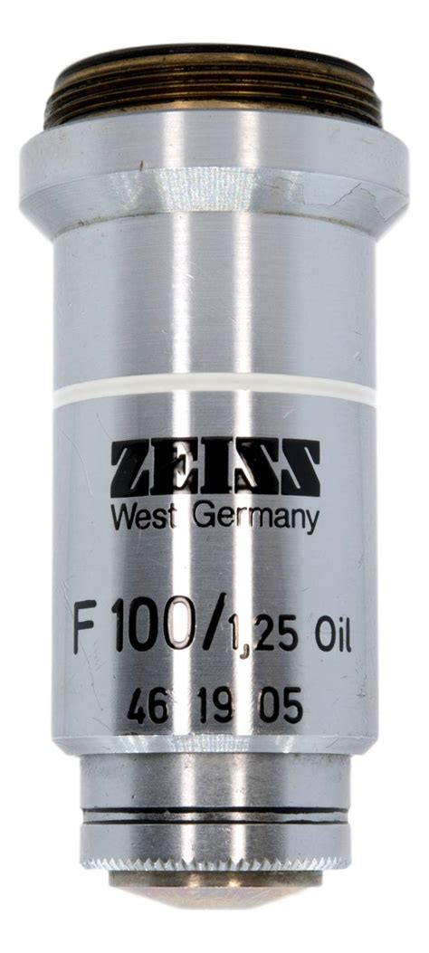 Zeiss 100x F Oil Objective Microscope Central