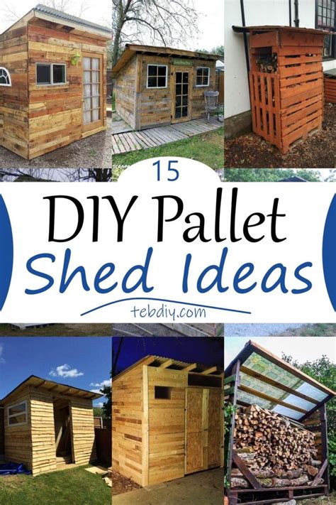 15 Diy Pallet Shed Ideas How To Build A Pallet Shed Artofit
