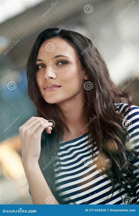 Shes The Model Employee A Casually Dressed Businesswoman Standing In