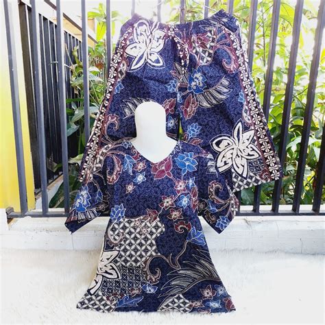 Setelan Batik Dewasa Atasan Dan Celana Muat Max 90 Kg Set Batik Pendek Dewasa Lazada Indonesia