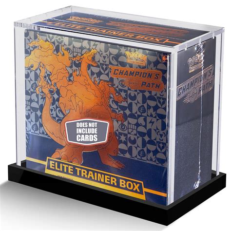Dinavio Crafthouse Elite Trainer Box Acrylic Display Case Pokemon Case Acrylic Display Storage