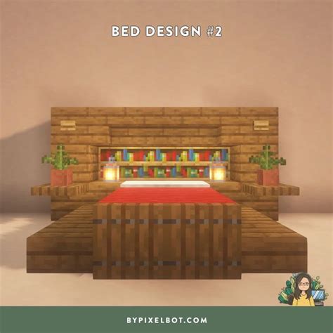 20 Beautiful Minecraft Bed Design Ideas Double Bed Edition — Bypixelbot