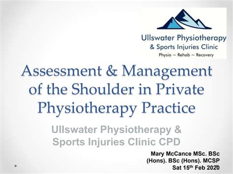 Ullswater Physio Cpd Pptx