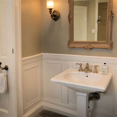 Raised Panel Wainscoting In Bathroom