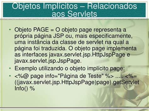 Ppt Objetos Implícitos Relacionados Aos Servlets Powerpoint