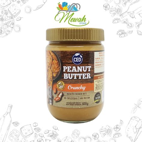 Ced Peanut Butter Crunchy 500g Lazada