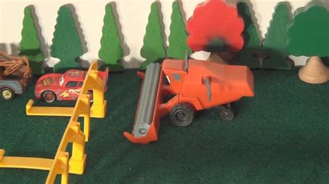 Pixar Cars Classic Scene Of Frank Chasing Lightning And Mater Awesome