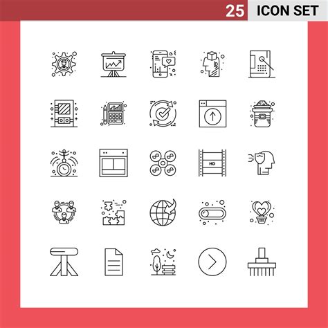 Set Of 25 Commercial Lines Pack For Coding Idea Love Design Brain