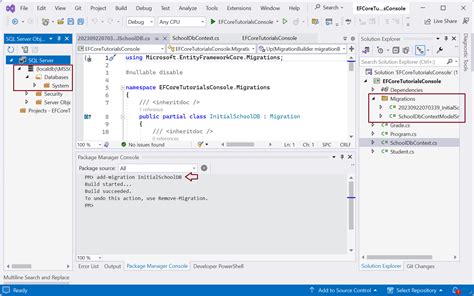 Migrations In Entity Framework Core