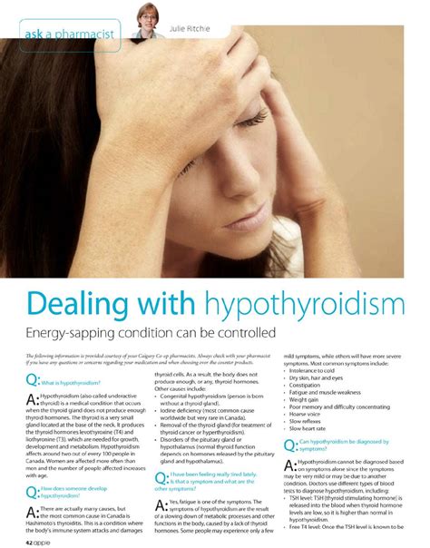 Dealing With Hyperthyroidism By Calgary Co Op Issuu