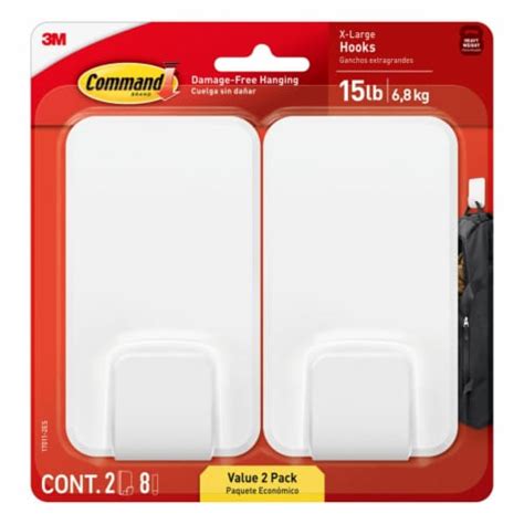 Command™ X Large Utility Hooks 2 Pk Fred Meyer