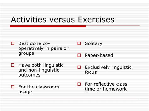 Ppt Adapting Activities In The Lexical Approach Powerpoint
