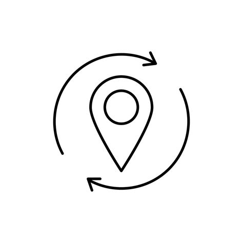 Location Icon Outline Icon 27308054 Vector Art At Vecteezy