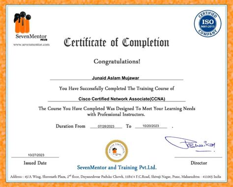 Ccna Networking Professionalgrowth Security Certification Junaid