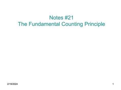 Fundamental Counting Principle Q3 Week 1 Ppt