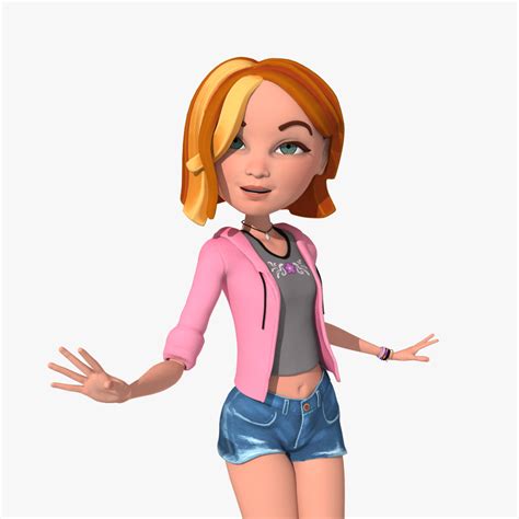 Rigged Daughter 3d Models Download Free3d