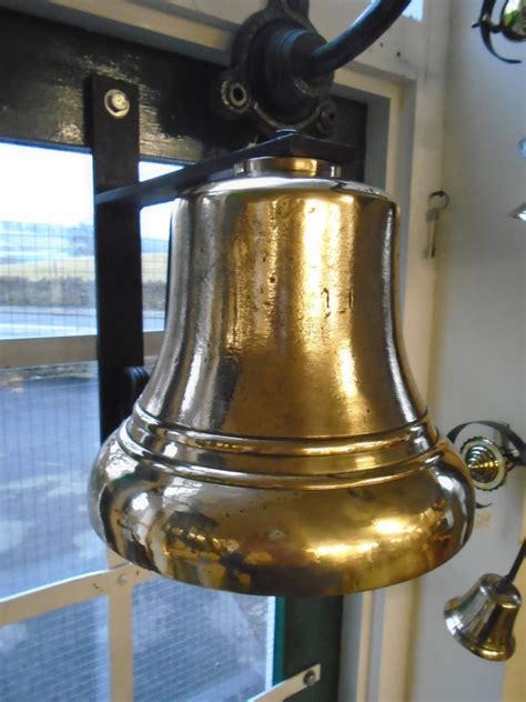 Large Brass Bell And Bracket 452810 Uk