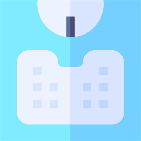 Body Scale Basic Straight Flat Icon