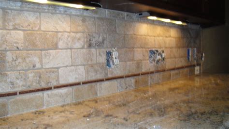 Tumbled Stone Backsplash Tumbled Limestone Tile Backsplash