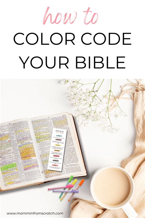 Learn How To Use This Bible Color Code System With Simple Ways To Chart