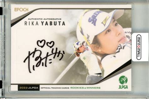ミントモール Mint 立川店 2022 Epoch Jlpga 日本女子プロゴルフ協会 Rookiesandwinners 薮田梨花 Ag 39 直筆サインカード【018160】