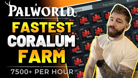 The Fastest Way To Farm Coralum Ore In Palworld 7500 Per Hour Youtube