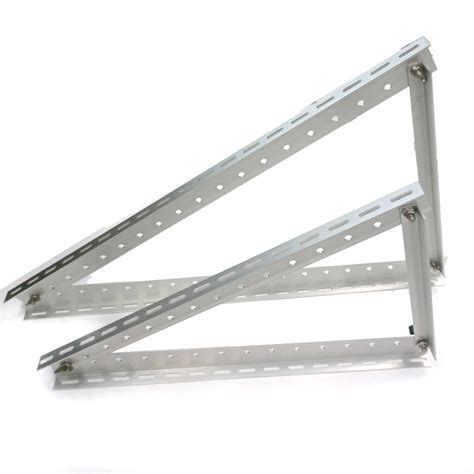 Adjustable Solar Flat Roof Mounting System Aluminum Triangle Brackets