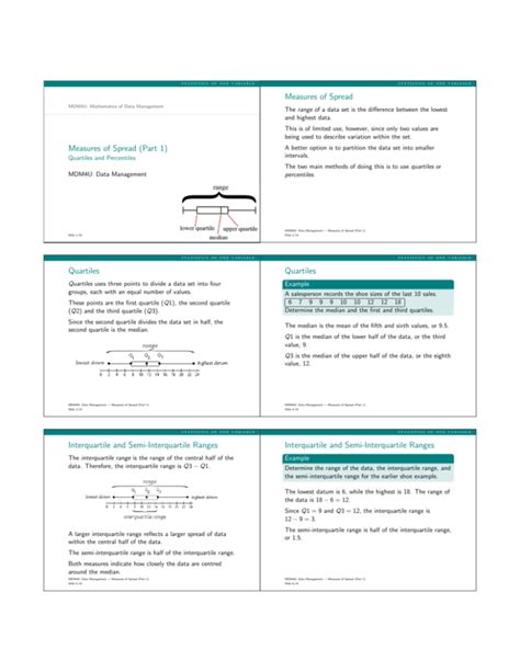 Quartiles And Percentiles