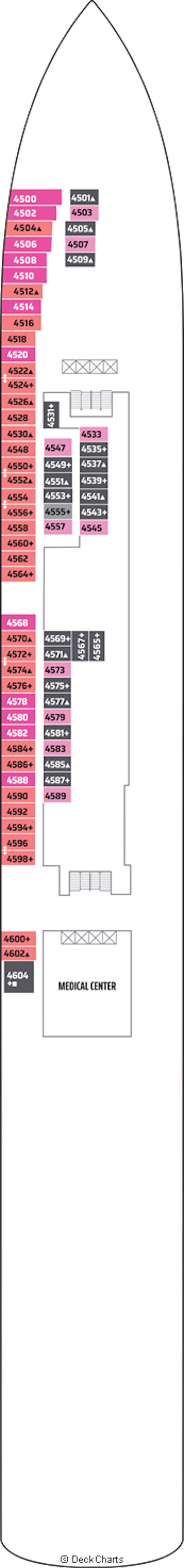 Norwegian Pearl Deck Plans